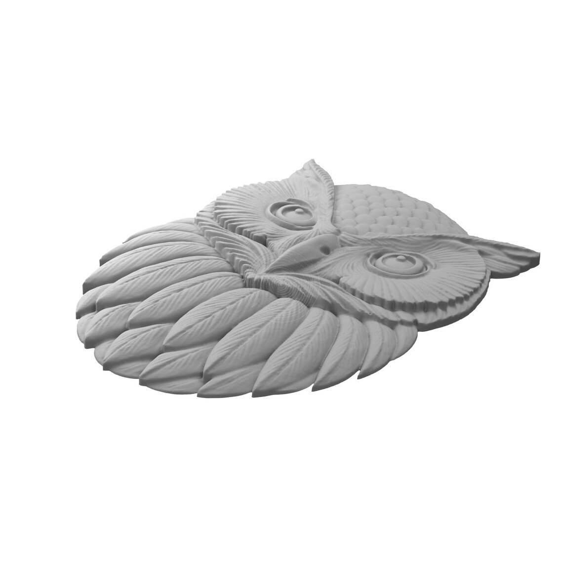 Owl V1 – STL File CNC Woodcarving - Etsy