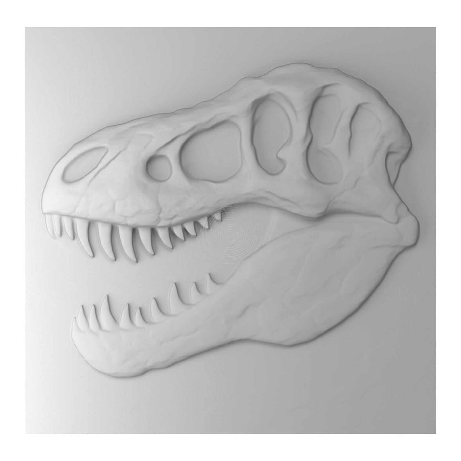 T. Rex Fossil - STL File CNC Woodcarving - Etsy