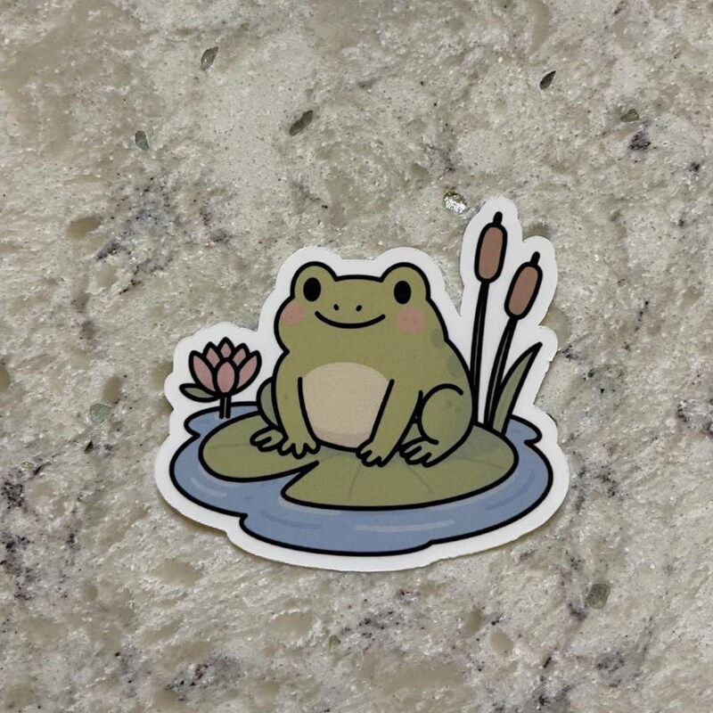 Lily Pad Sticker - Etsy