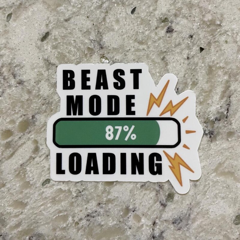 Beast Mode Decal - Etsy