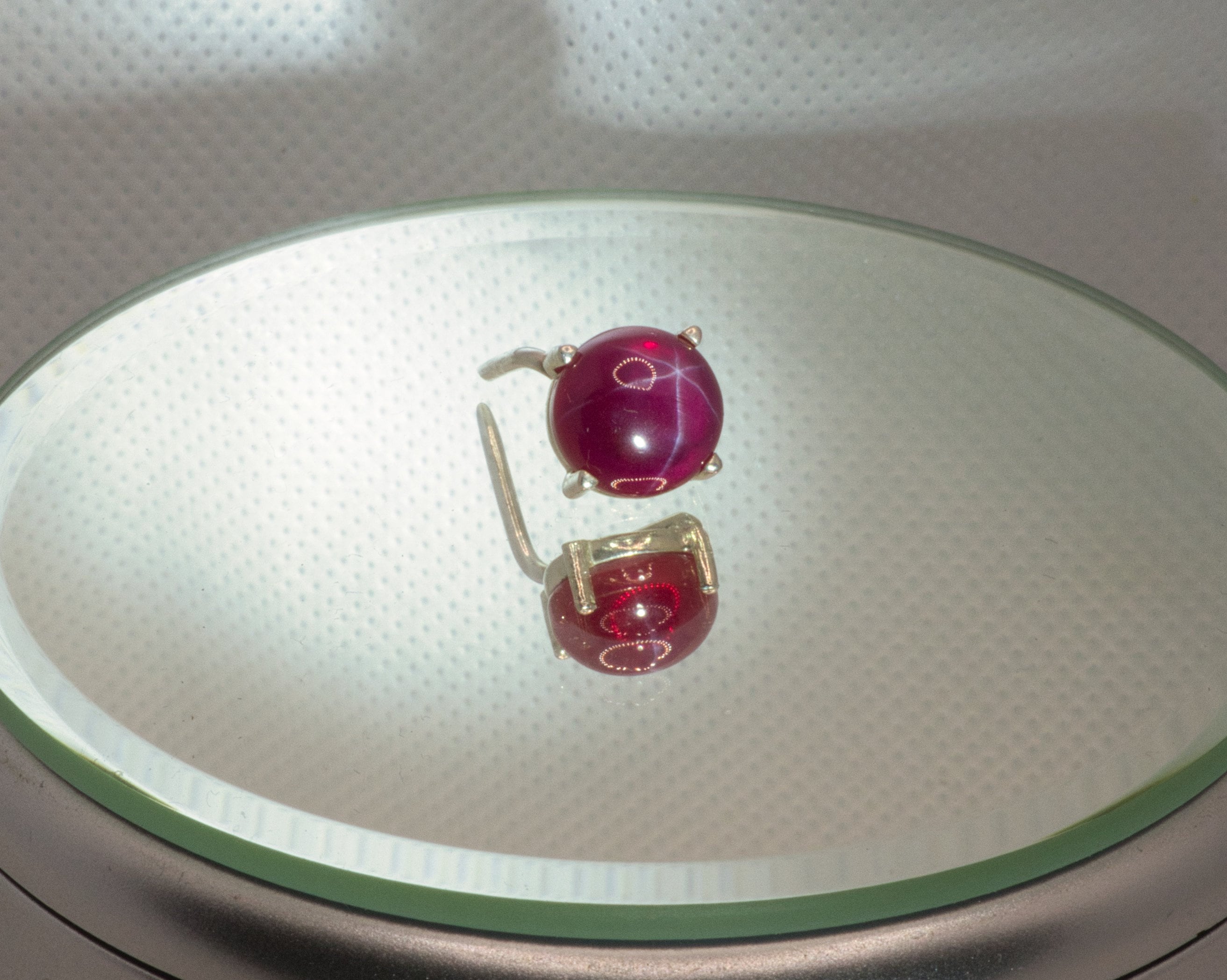 Large Clear Red Star Ruby Tie Tack - Etsy