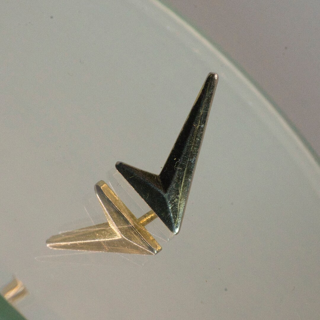 Golden Check Mark Tie Tack. - Etsy