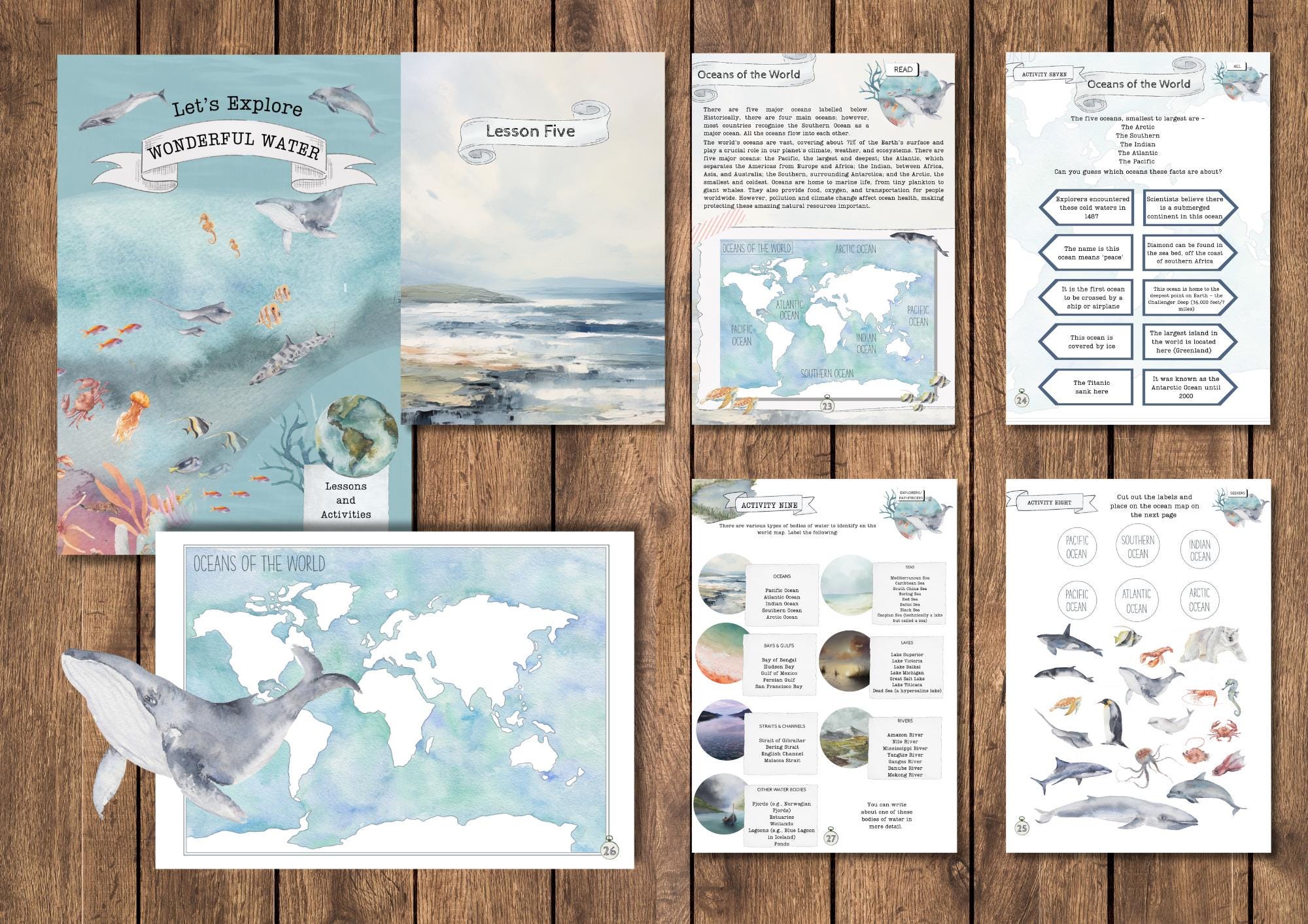 Water Science Lesson Plan | Oceans Unit Study, Ages 5-14 (digital ...