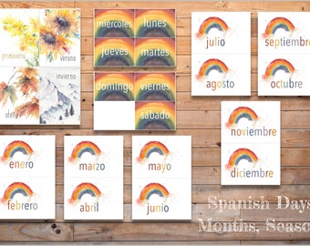 Days of the Week, Months of the Year, Printable, Vipkid, Gogokid ...