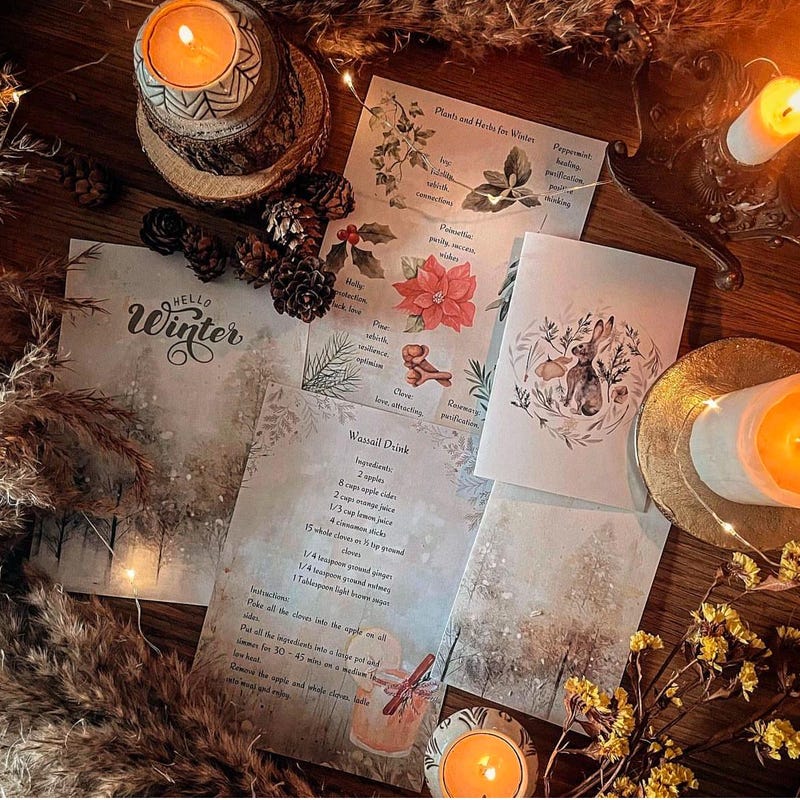 Winter Solstice Cards - Etsy