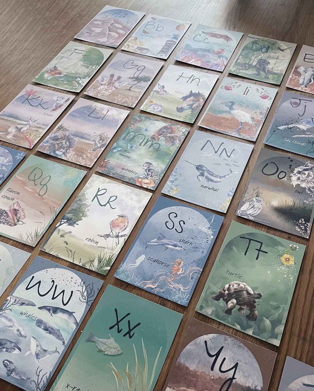 Nature ABC, Homeschool, Preschool, Digital Download - Etsy