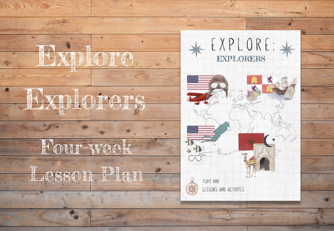 DIGITAL Explorers Lesson Plan - Etsy