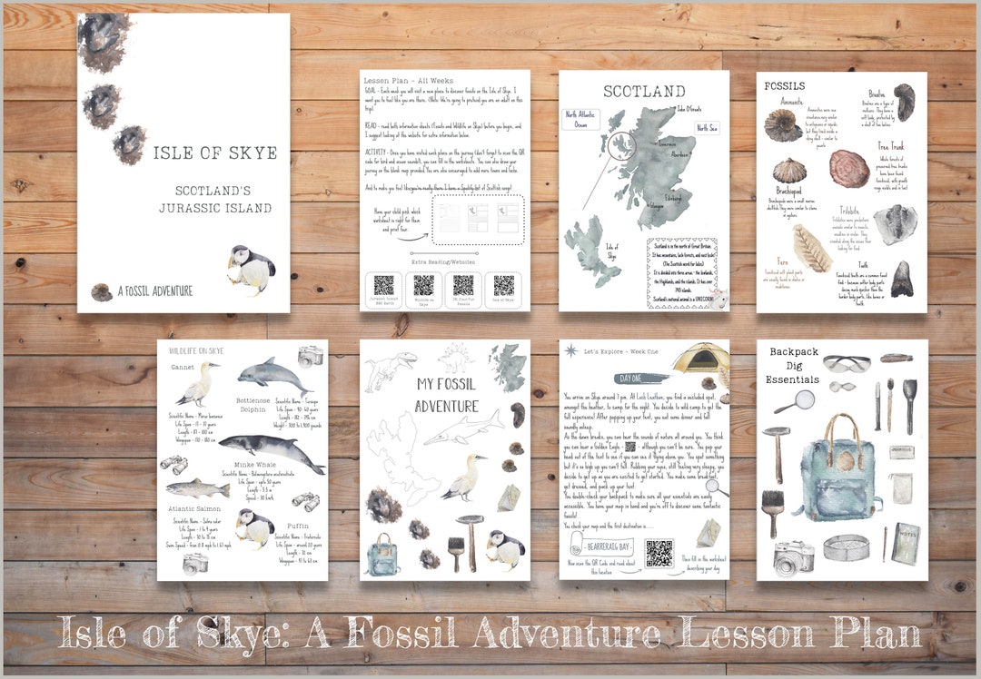 Isle of Skye Fossil Adventure | Paleontology Lesson Plan (digital ...
