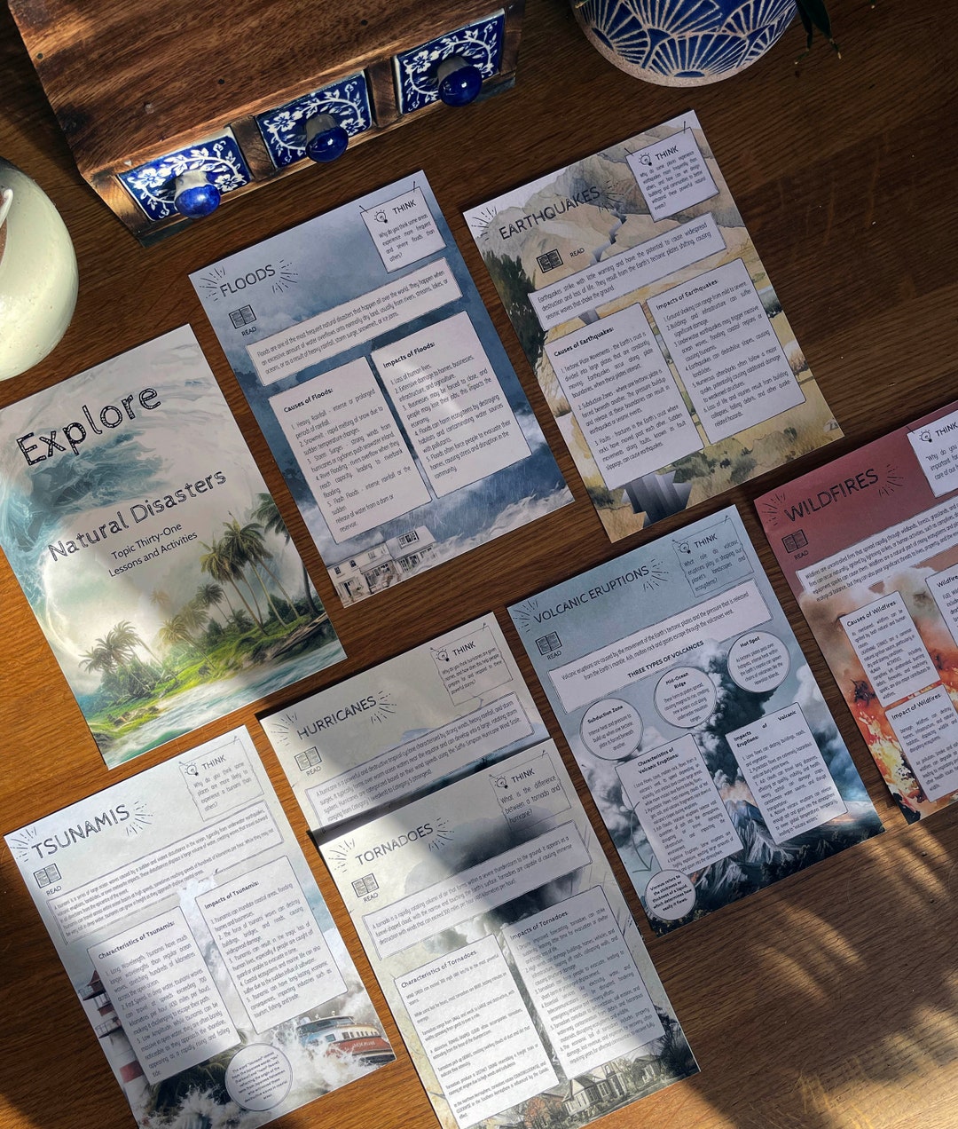 Natural Disasters Homeschool Study | Science Printable (digital ...