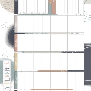 DIGITAL Homeschool Weekly Planner, Monthly Planner, Subject Planner ...