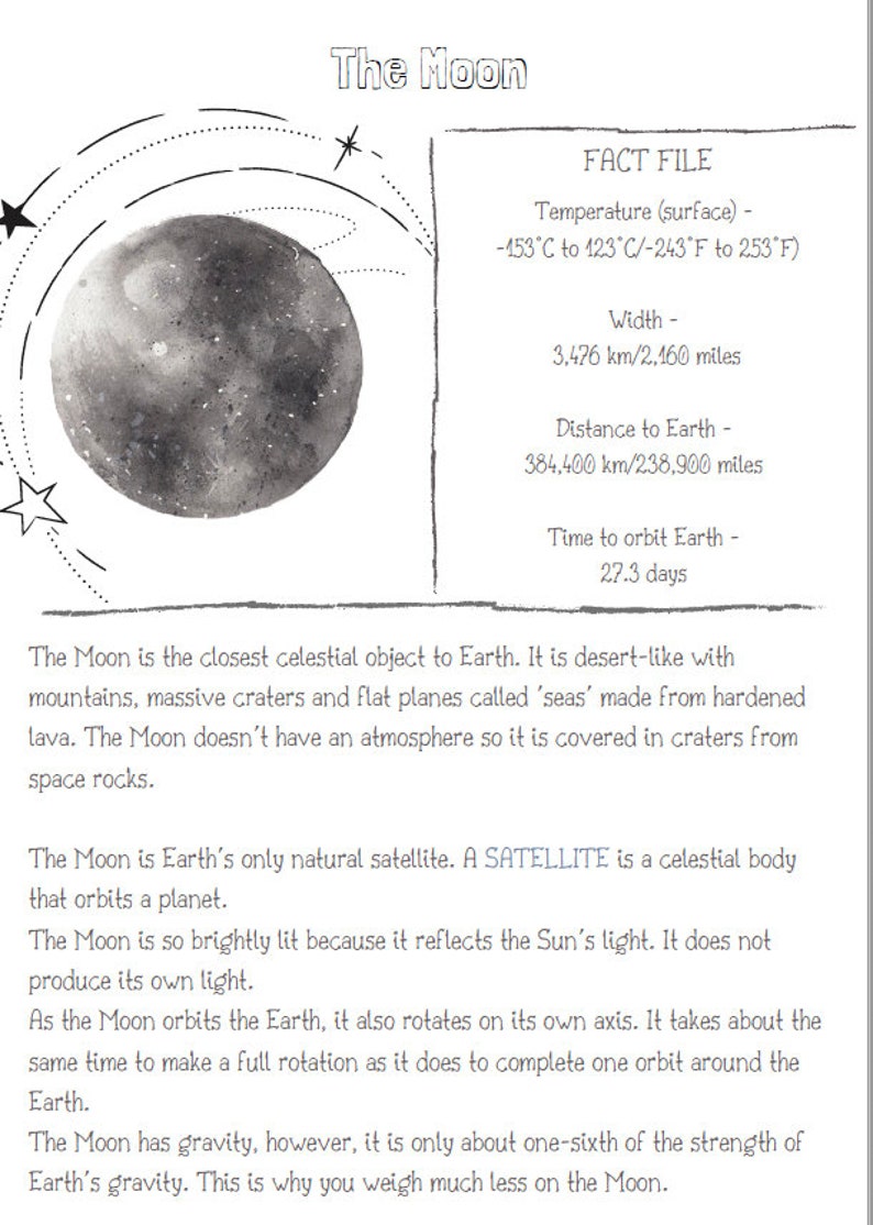 DIGITAL Moon Phases Learning Pack | Astronomy & Homeschool Science ...