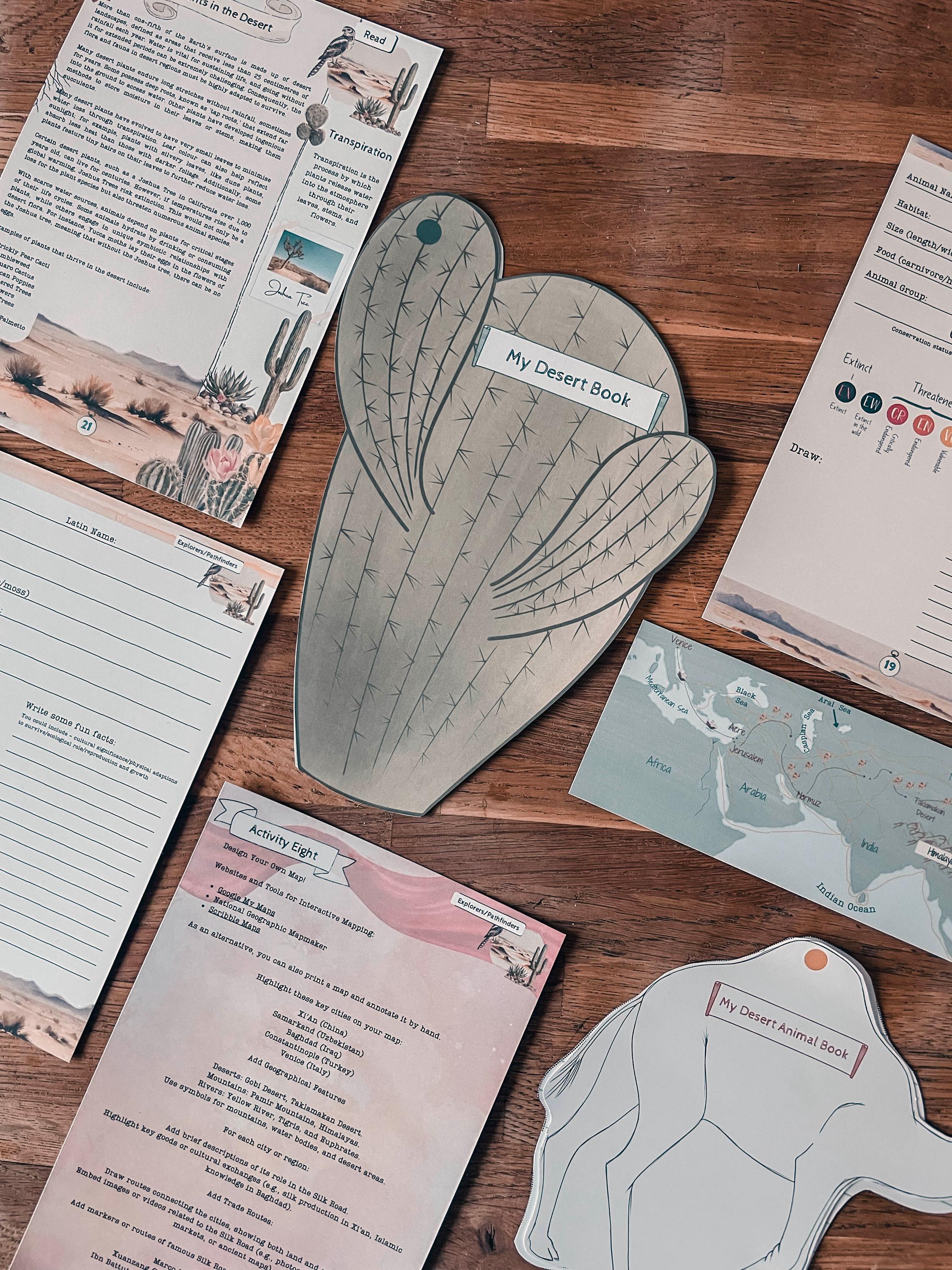 DIGITAL Desert Caravan | 5 Lesson Plans | Homeschool Geography ...