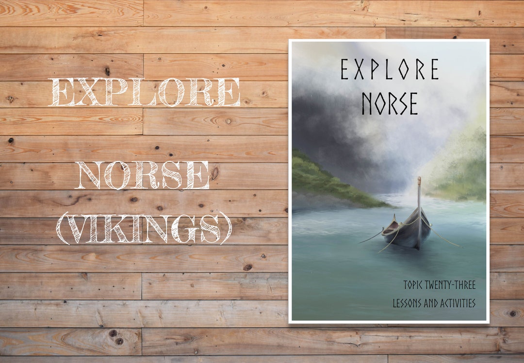 DIGITAL Explore the Vikings | Norse Mythology Lapbook & Lesson Plan - Etsy