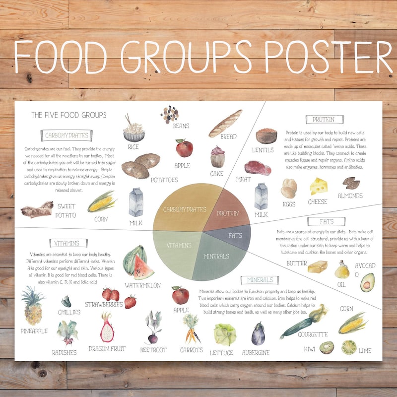 Food Poster School - Etsy UK