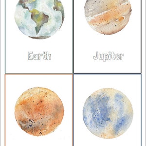 DIGITAL Planet Card Pack - Etsy