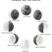 DIGITAL Spanish Moon Phases and Solar System - Etsy