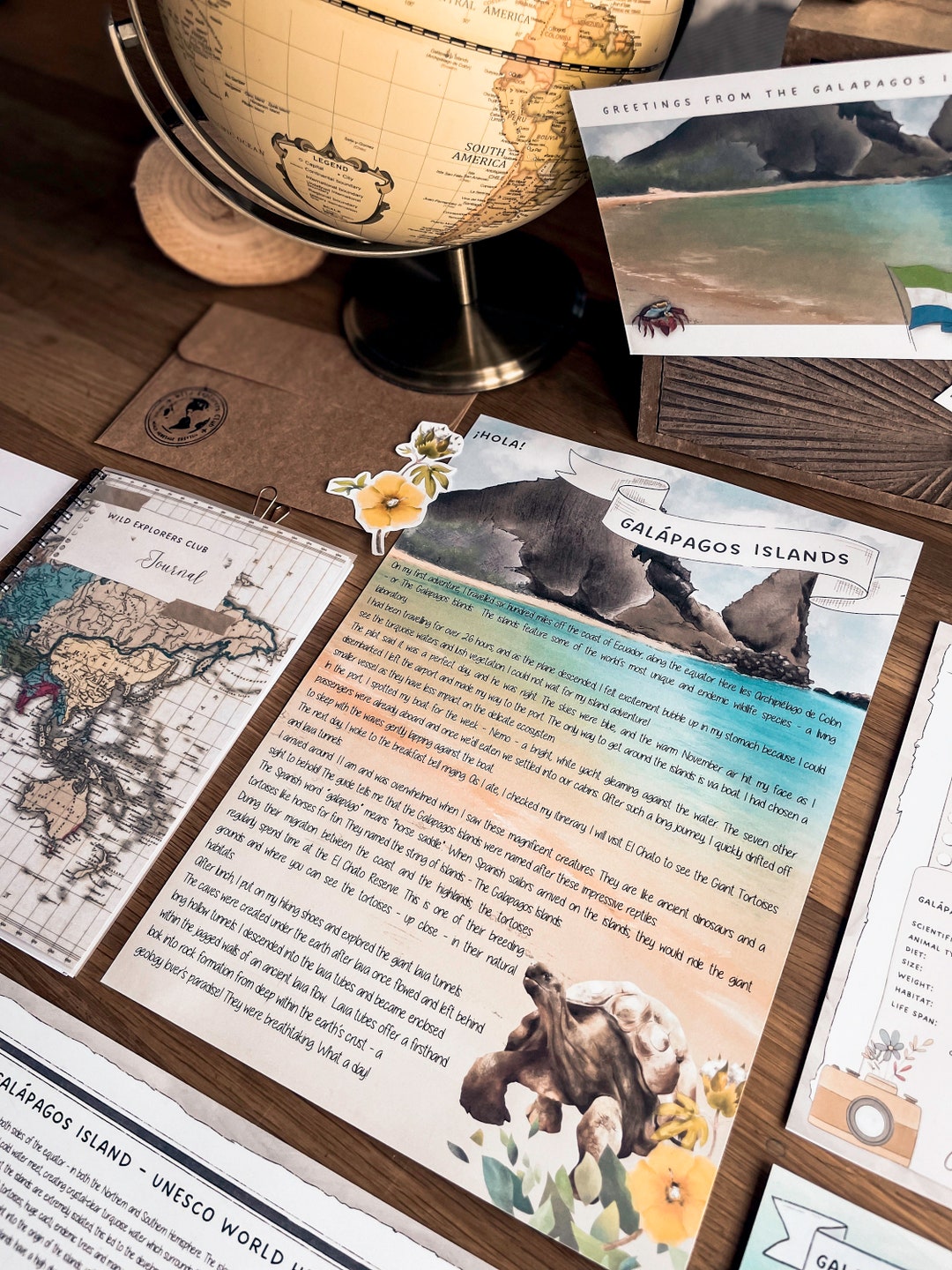 DIGITAL Galapagos Island Explorer Letter | UNESCO World Heritage Site ...