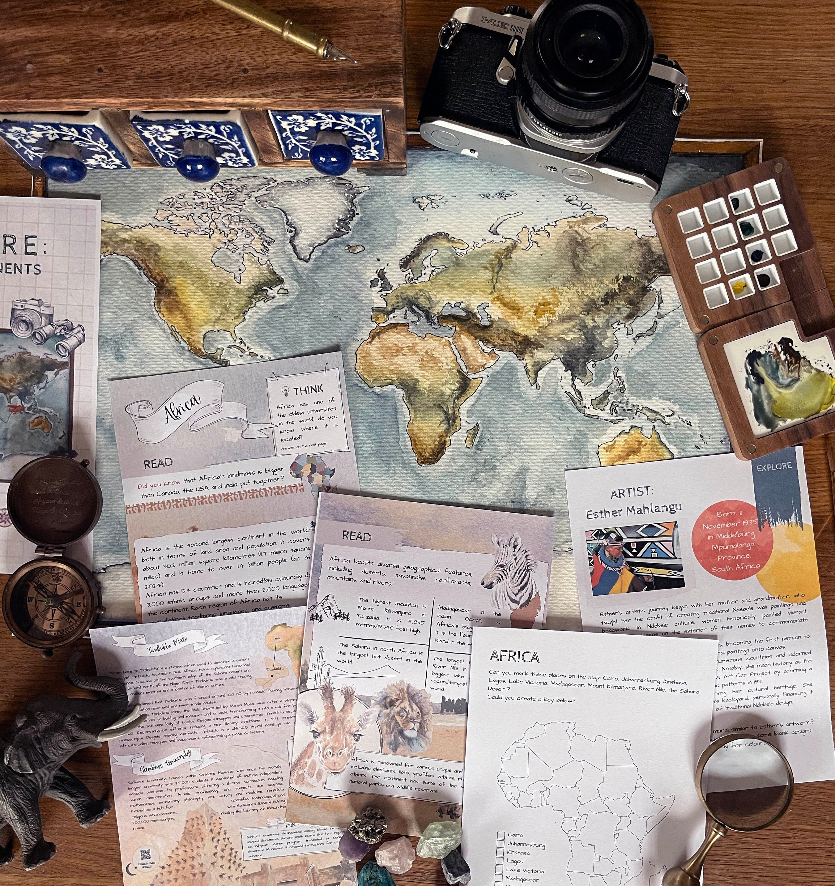 Seven Continents Lesson Plans | Homeschool Geography Unit (digital ...