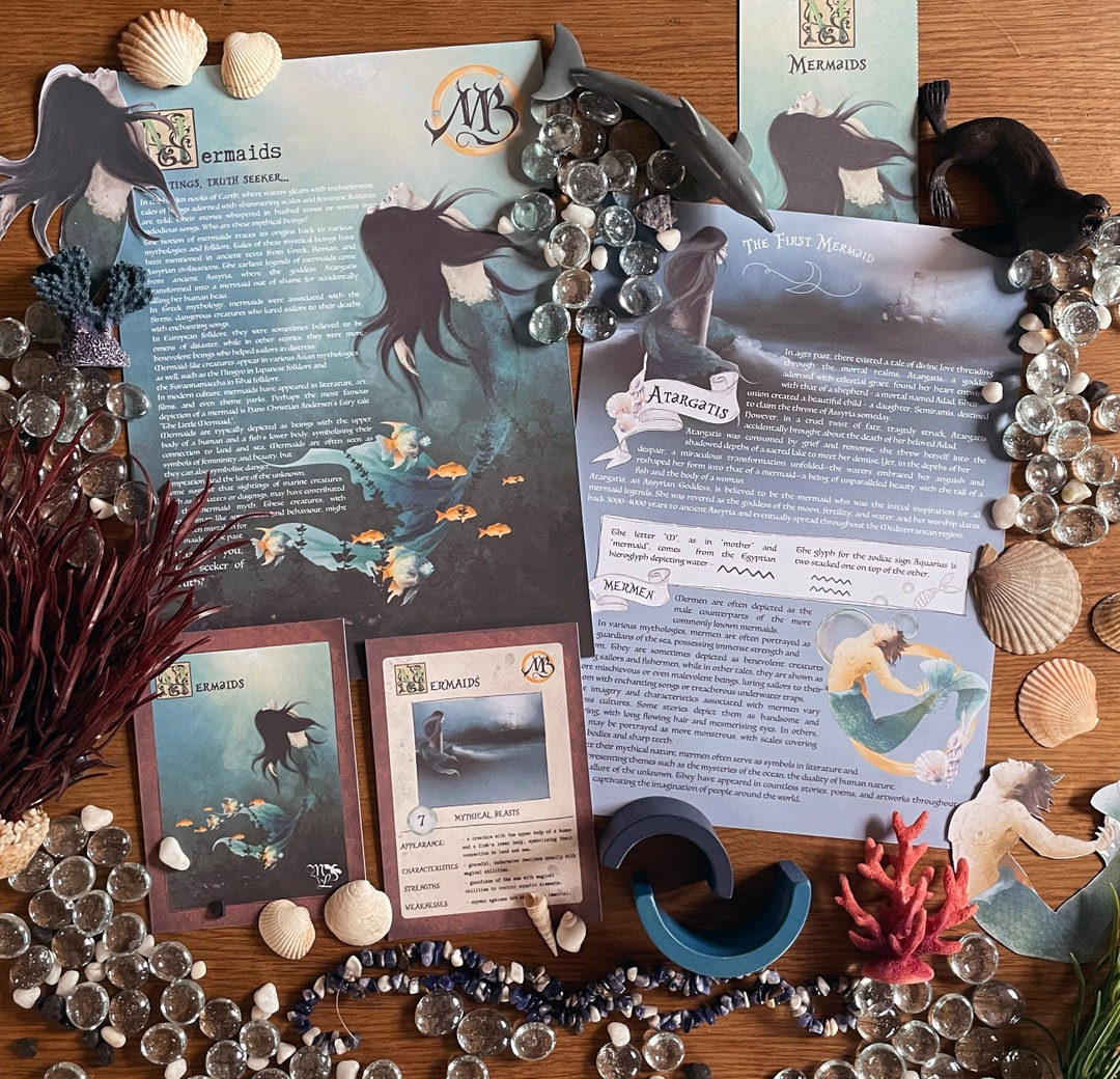 Mermaids | Myths & Legends 4 Lesson Plans | DIGITAL Homeschool Folklore ...