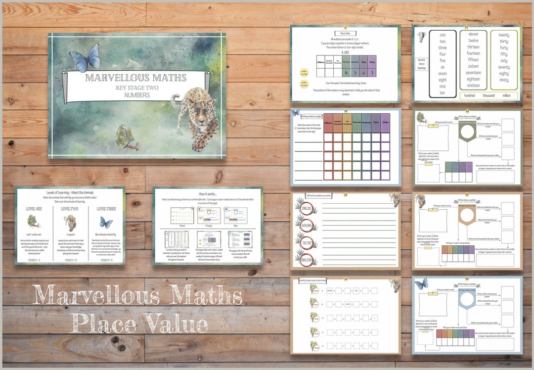 DIGITAL Maths Place Value, Marvellous Maths Pack, Homeschool - Etsy