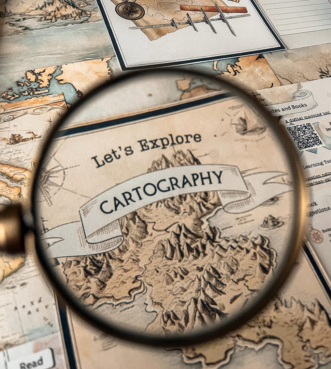 DIGITAL Cartography Lesson Plan | Homeschool Geography & STEM Learning Resource - Etsy