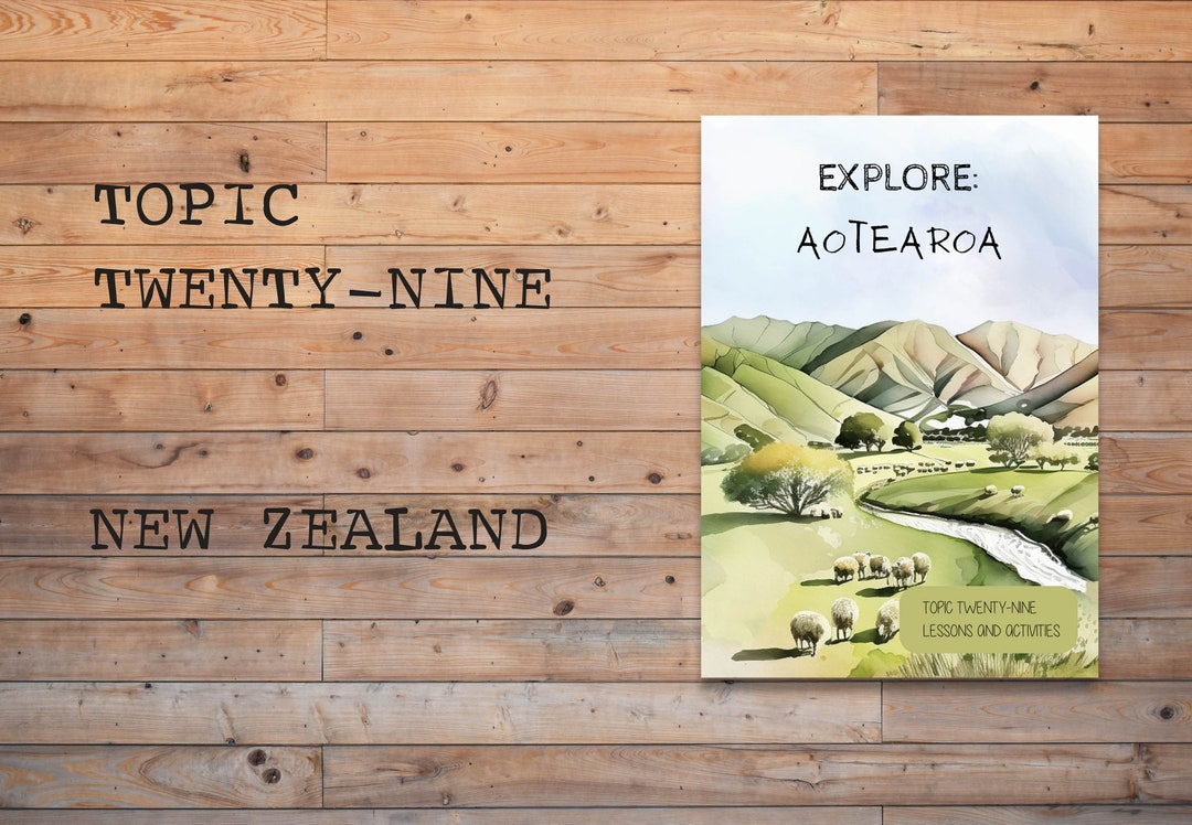 DIGITAL Explore New Zealand Lesson Plan - Etsy
