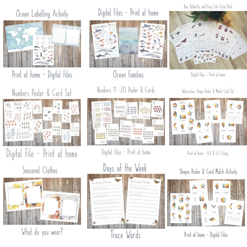 Early Years Learning Bundle | 28 Educational Packs | Preschool ...