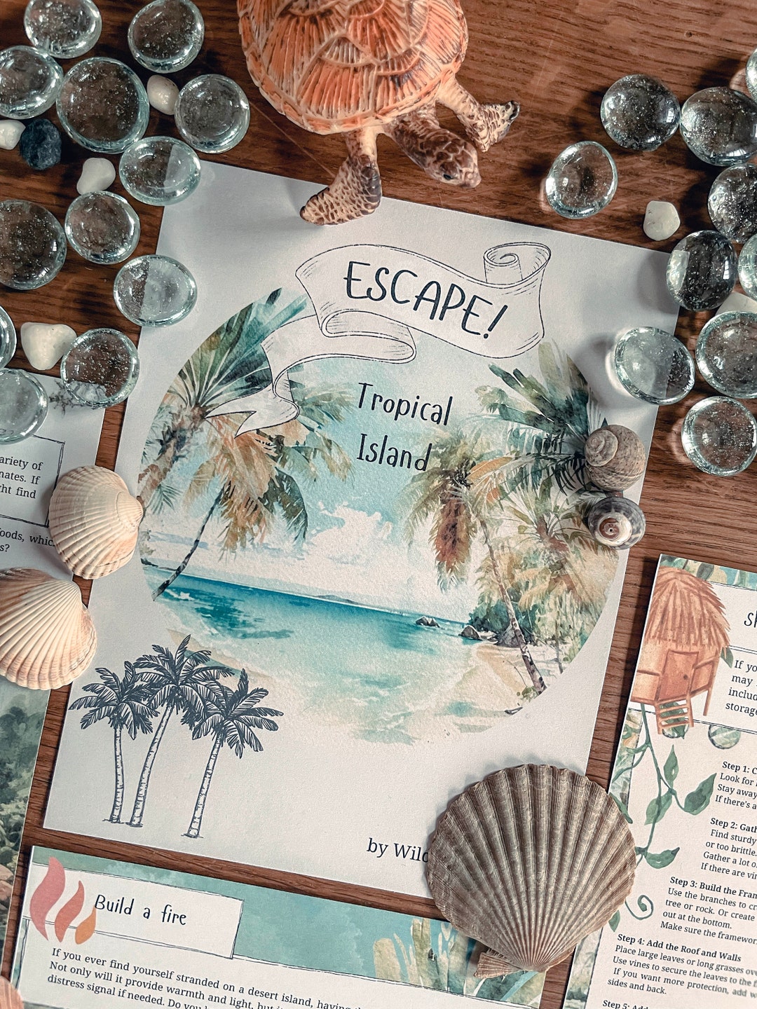 DIGITAL Escape! Tropical Island, Kids Escape Room Resource, Homeschool ...