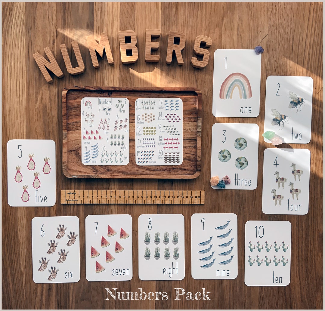 Digital Numbers Learning Resource | Printable Counting Activity ...