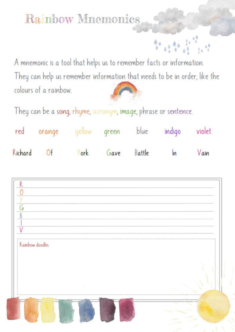 DIGITAL Rainbow Science Education Pack | Homeschool STEM Printable ...