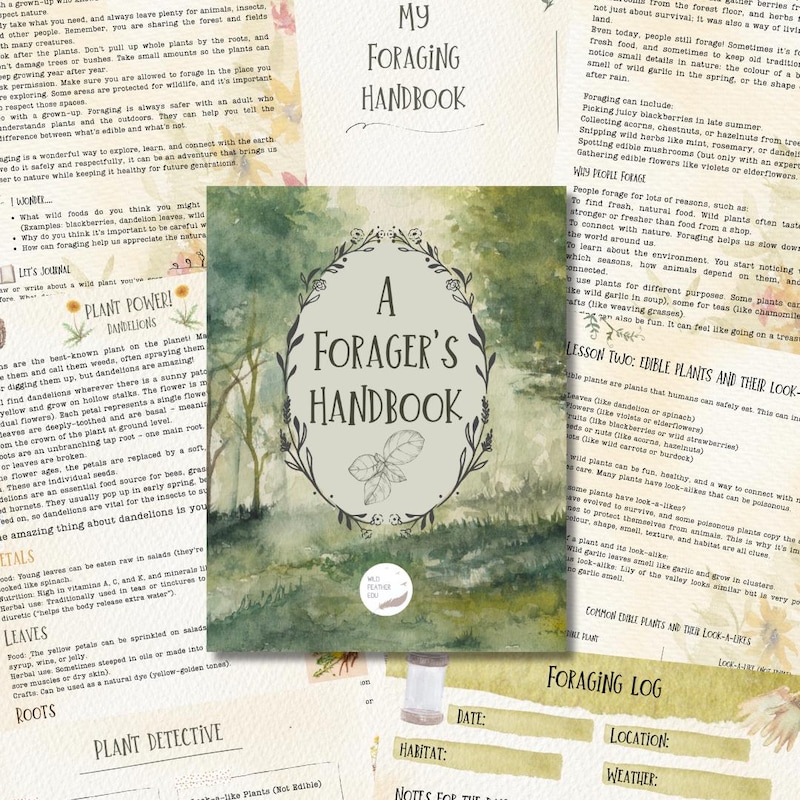 Foraging Journal Planner - Etsy