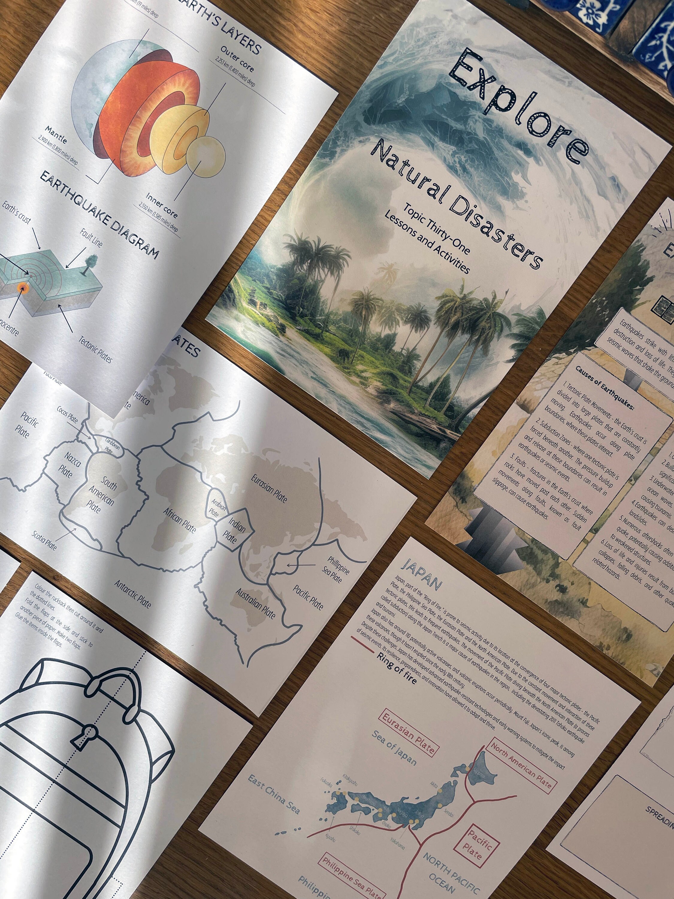 Natural Disasters Homeschool Study | Science Printable (digital ...