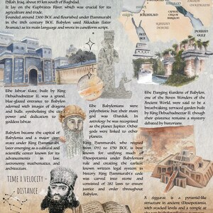 Digital History Infographic – Babylon Poster | Printable Ancient ...