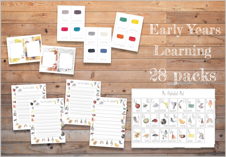 Early Years Learning Bundle | 28 Educational Packs | Preschool ...