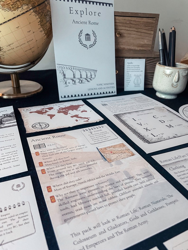 Ancient Rome Lesson Plan | Homeschool History Curriculum (digital ...