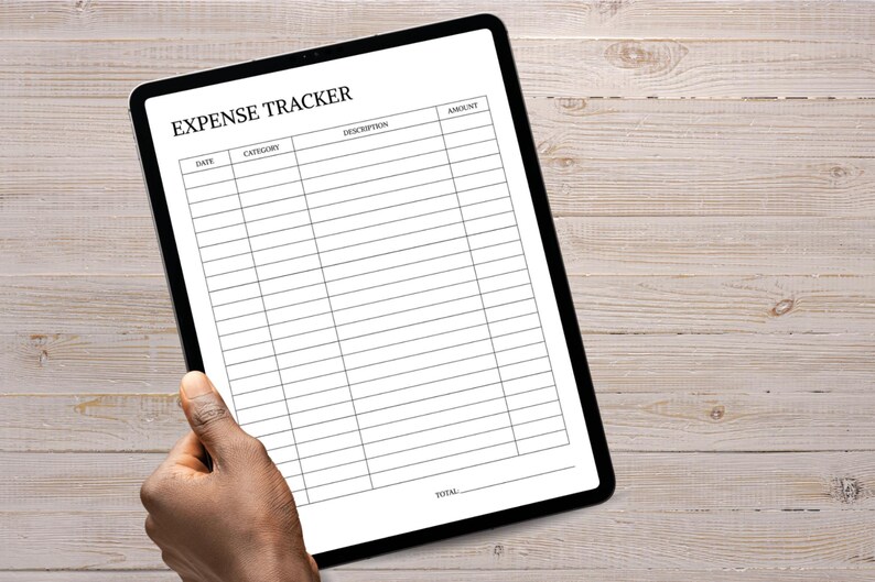 Expense Tracker Printable | Simple Budget Tracker | A4 A5 US Letter ...