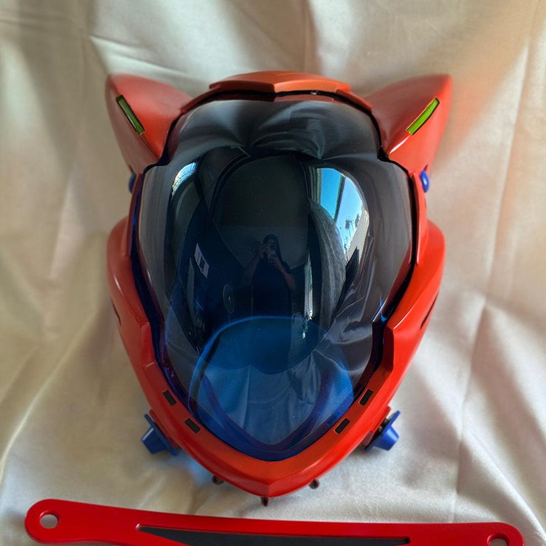 Ayanami Rei, Cosplay Custom Mask, Helmet, Costume Wearable Movie Prop ...