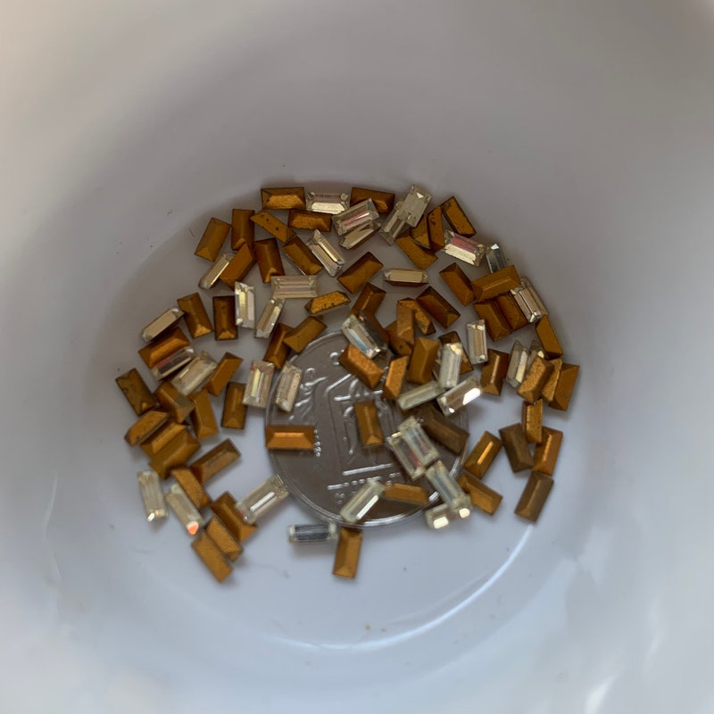 7 X Swarovski Baguette - Etsy