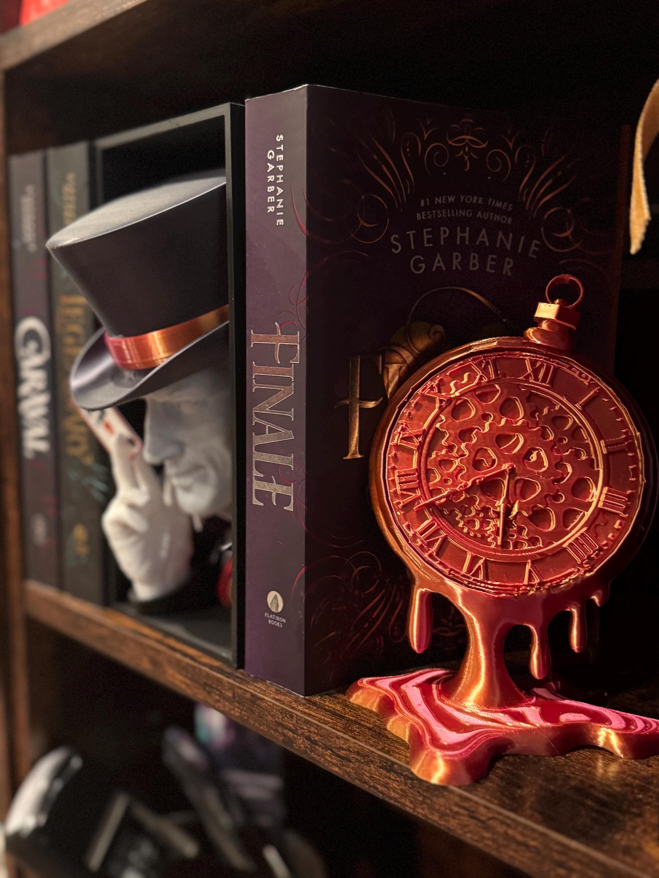 Twisted Time Melting Clock Figurine - Etsy