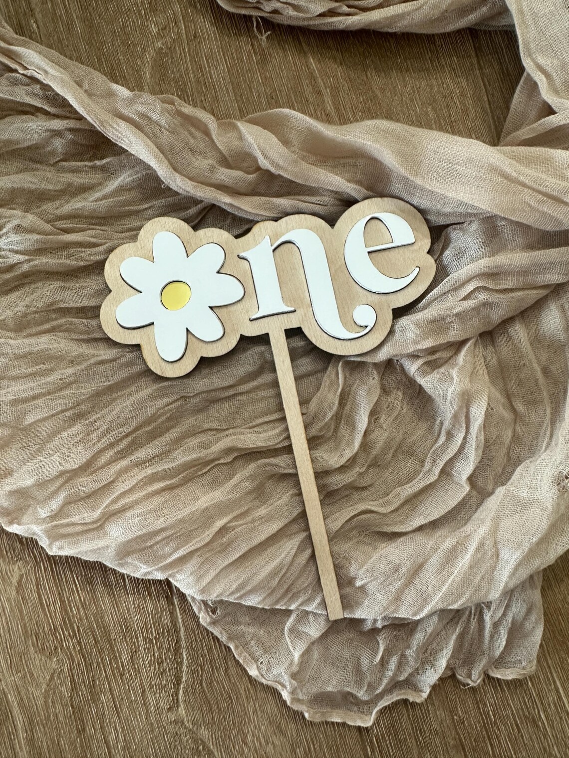Daisy Number Cake Topper | Daisy One | Daisy 1st Birthday | Smash Cake ...