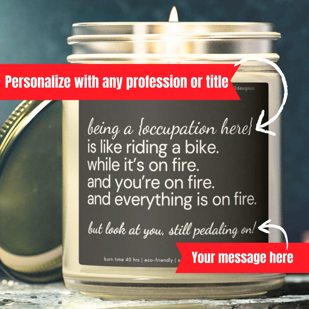 Personalized Nurse Candle Gift| Custom RN or Nursing School Candle ...
