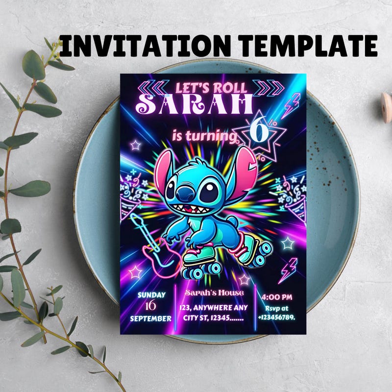 Stitch Roller Skates Kid - Etsy