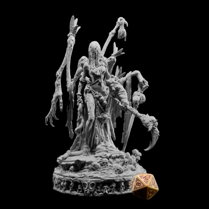 Hag of Dead Swamps | 32mm-75mm | Dungeons & Dragons Miniature | Novac ...