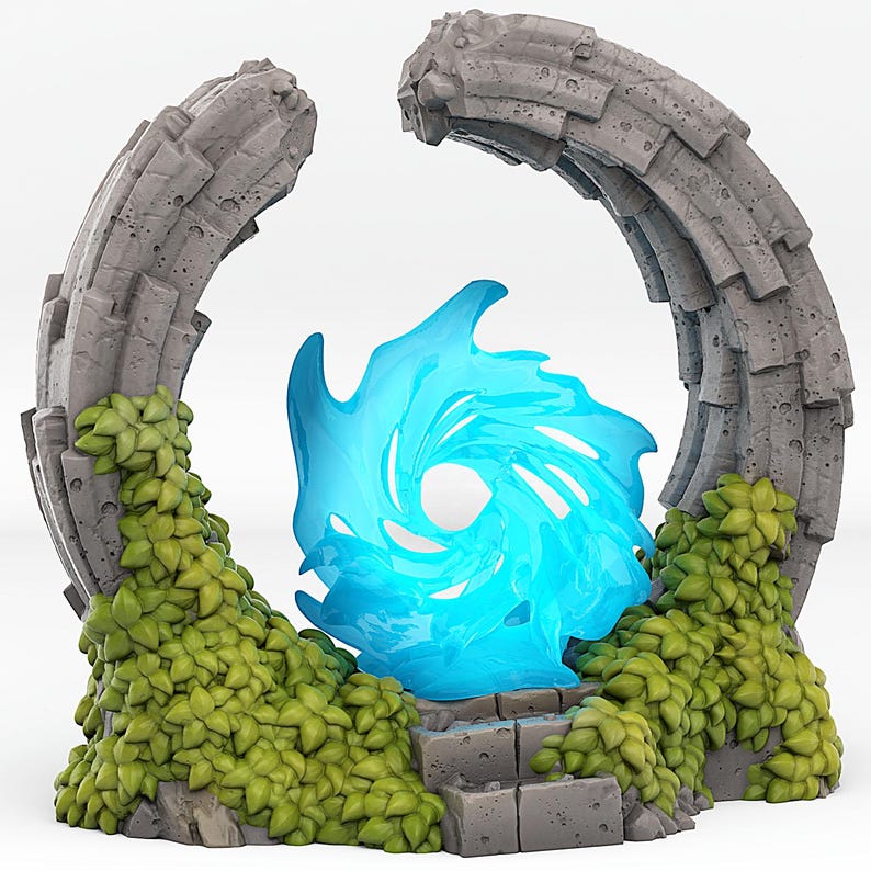 Pandora Portal With Its Water Vortex Effect – 28mm Miniature Diorama - Etsy