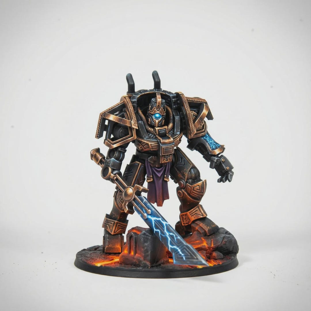 Clockwork Ancient - Space Dwarf Golem Mech | Federation of Tyr ...