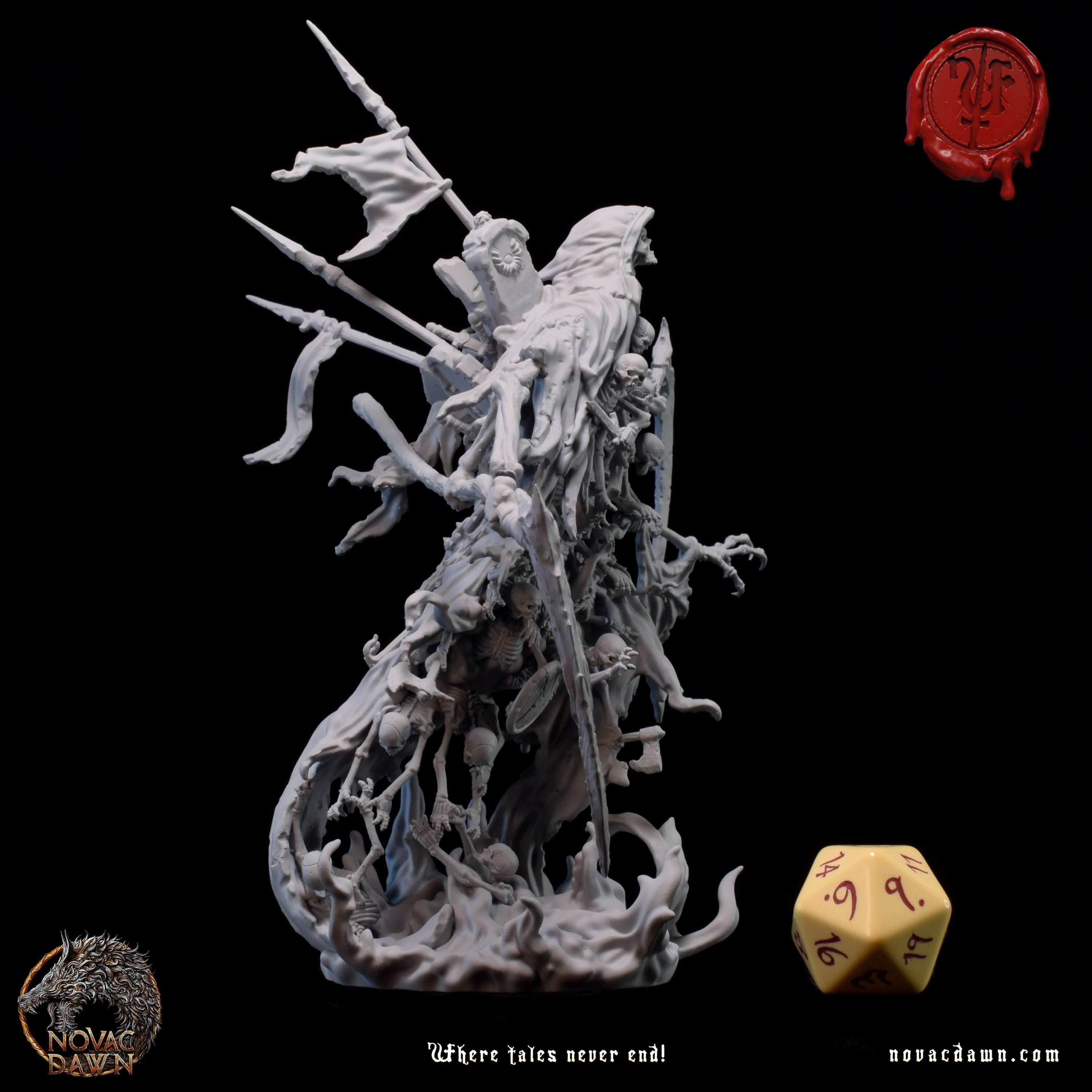 Ashyr Nightveil - Harbinger of Souls – D&D Miniature | Novac Dawn - Etsy