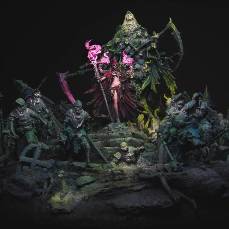 Ashyr Nightveil - Harbinger of Souls – D&D Miniature | Novac Dawn - Etsy