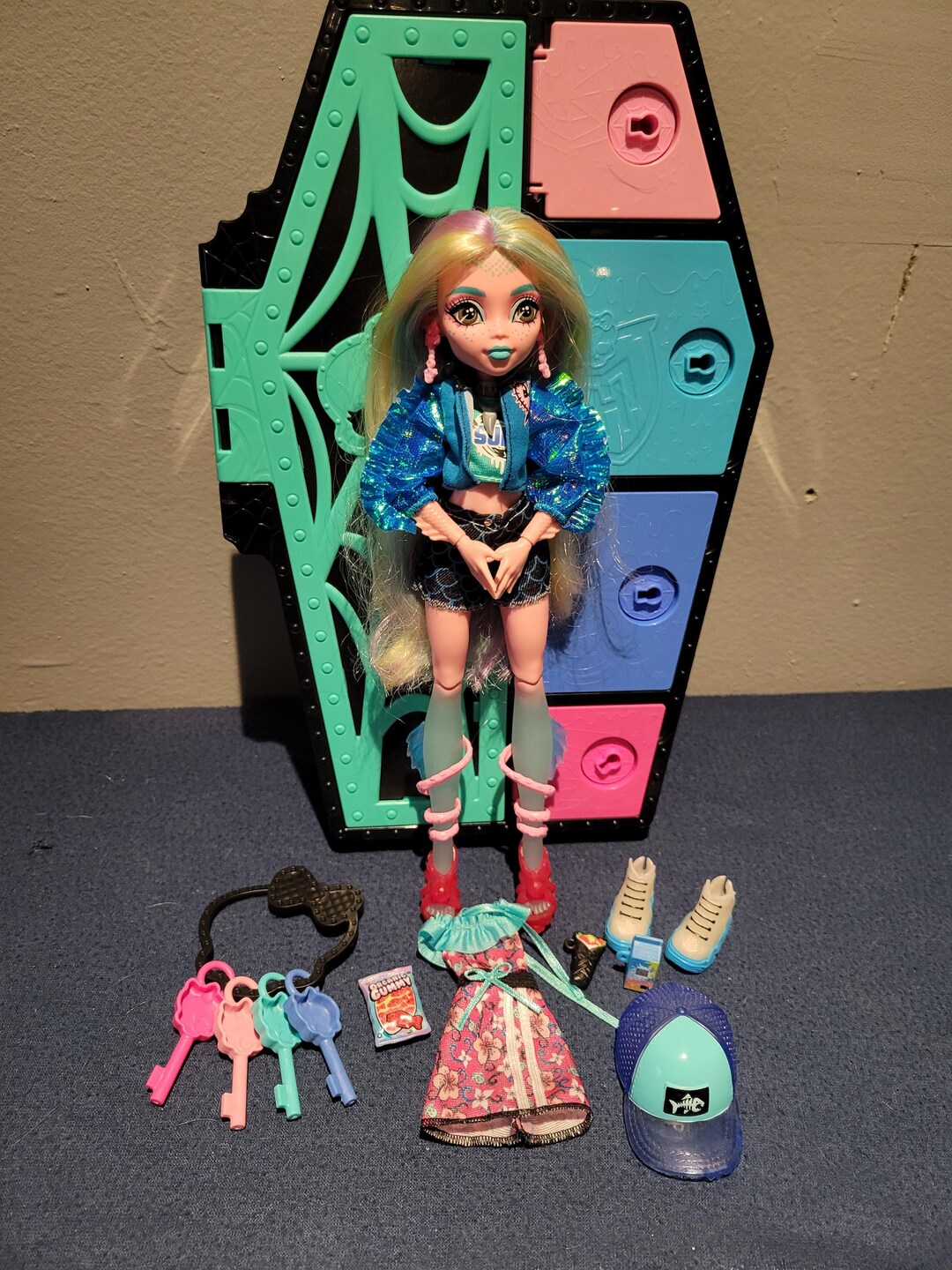 Monster High Skulltimate Lagoona Blue Doll Set - Etsy