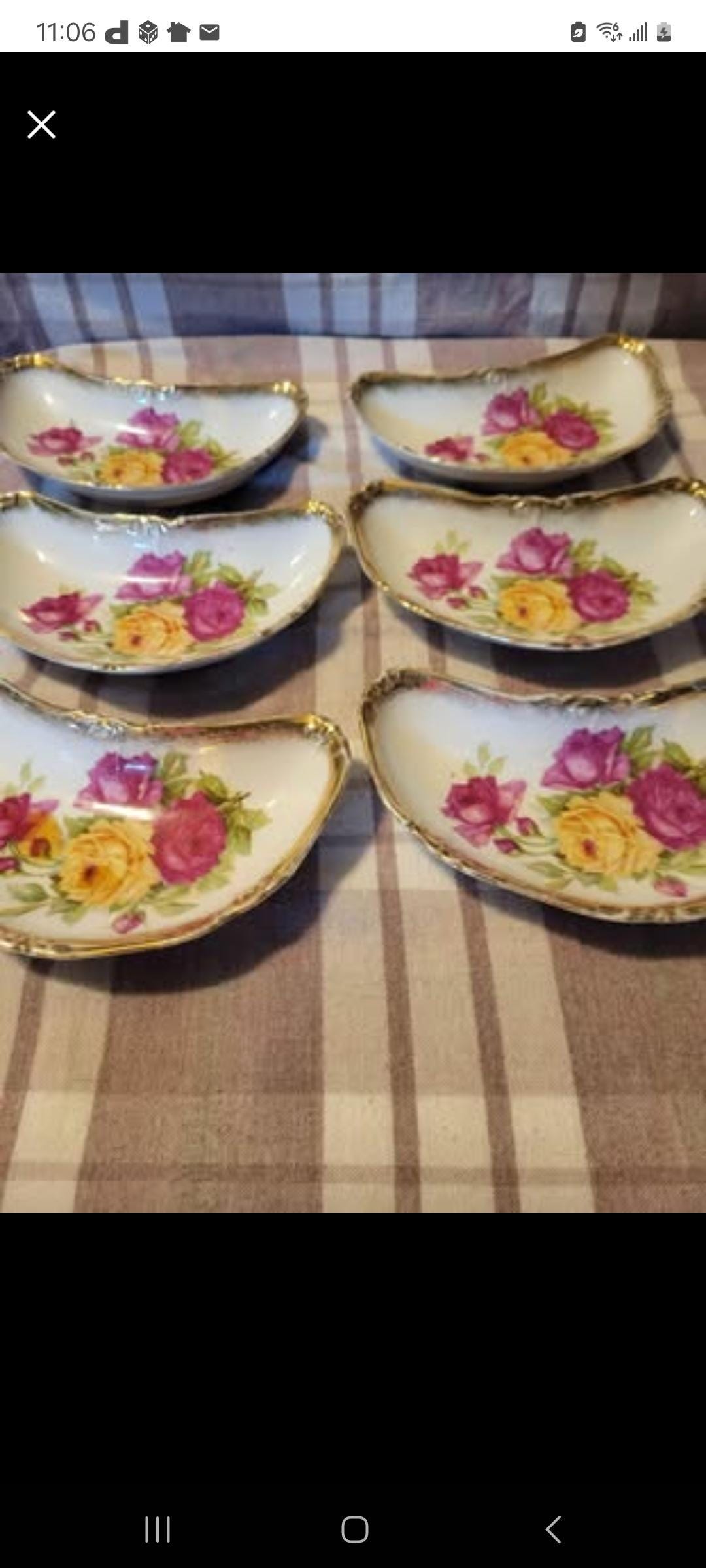 Vintage Crescent Moon Bone Dishes - Etsy