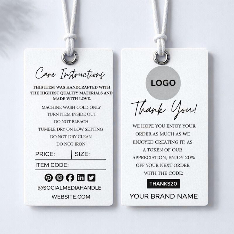Clothing Price Tags - Etsy